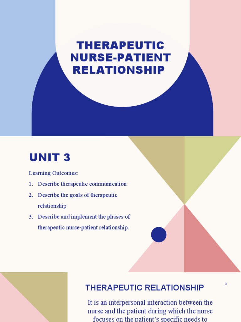 Phases of Therapeutic Nurse-Patient Relationship | PDF