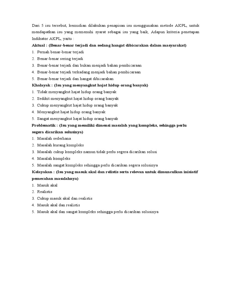 Skoring AKPL Dan USG | PDF