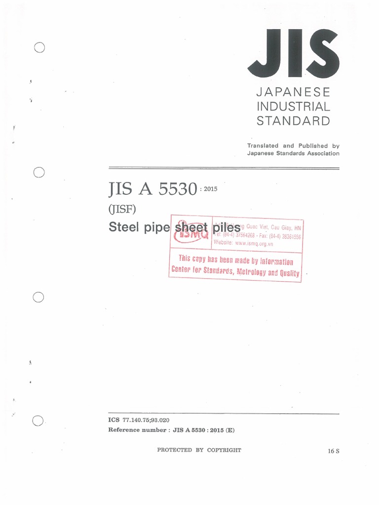 Jis A 5530-2015 | PDF