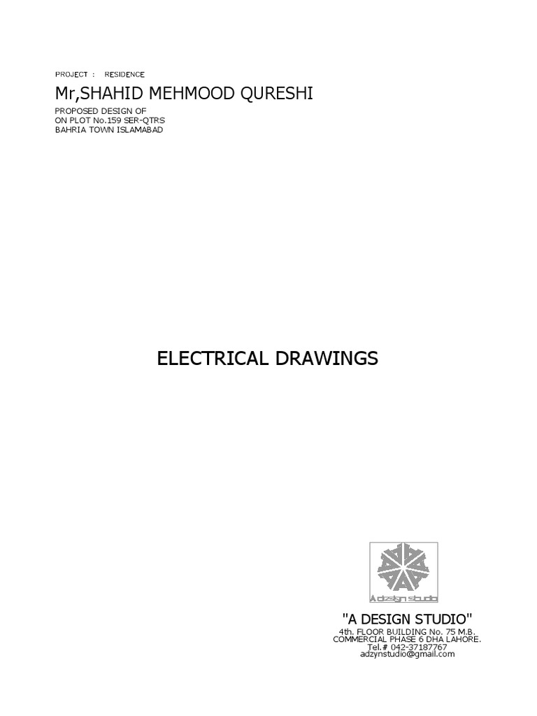 Residential Drawings For Residential +commercial Buildings ISL-ELEC ...