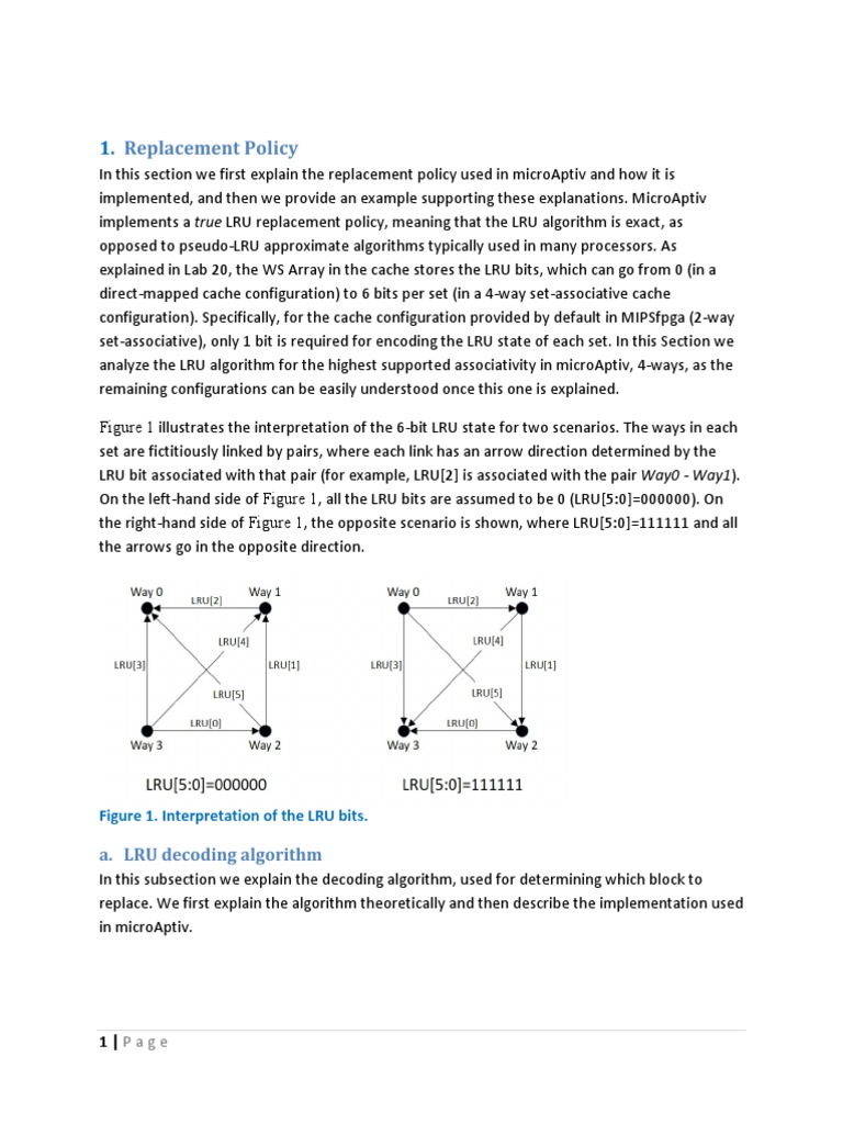 Pseudo LRU | PDF | Cache (Computing) | Cpu Cache Pseudo LRU | PDF | Cache (Computing) | Cpu Cache