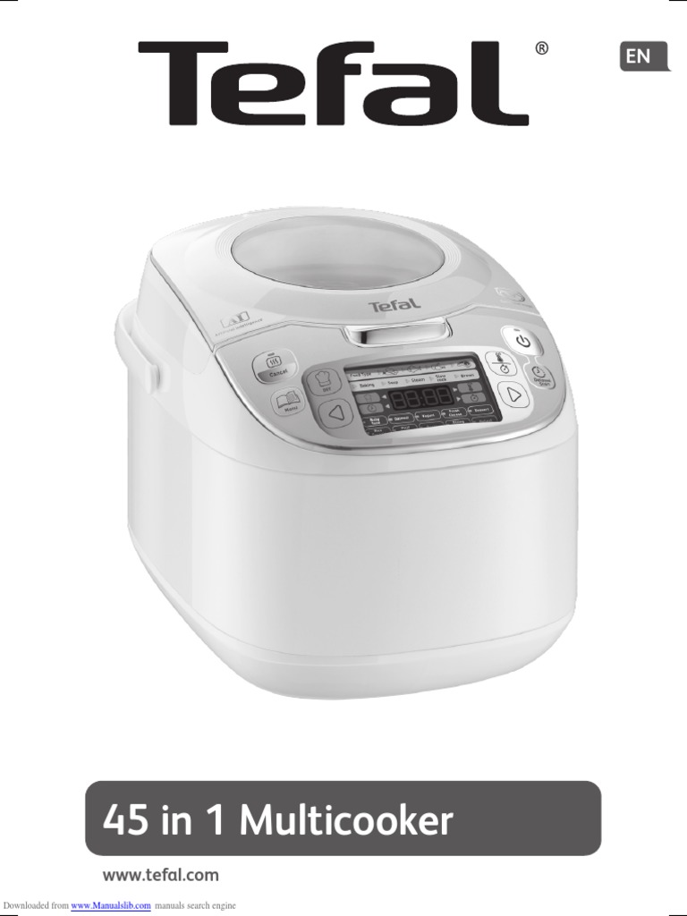 Tefal Multicooker 45 - in - 1 | PDF | Milk | Yogurt