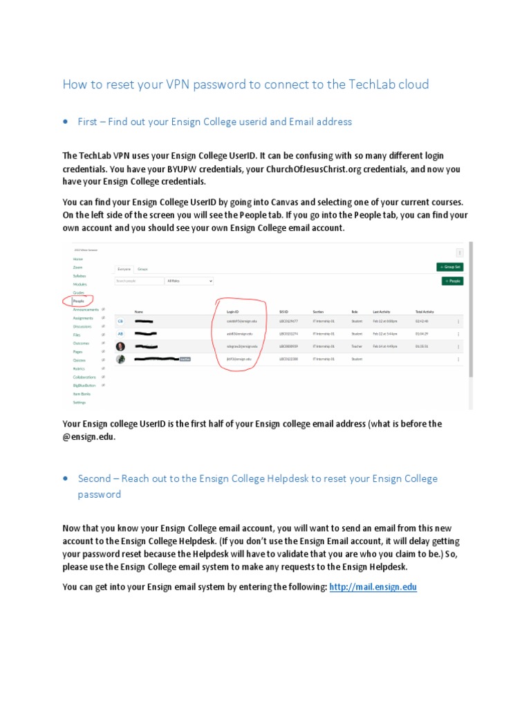 How To Reset Your VPN Password | PDF