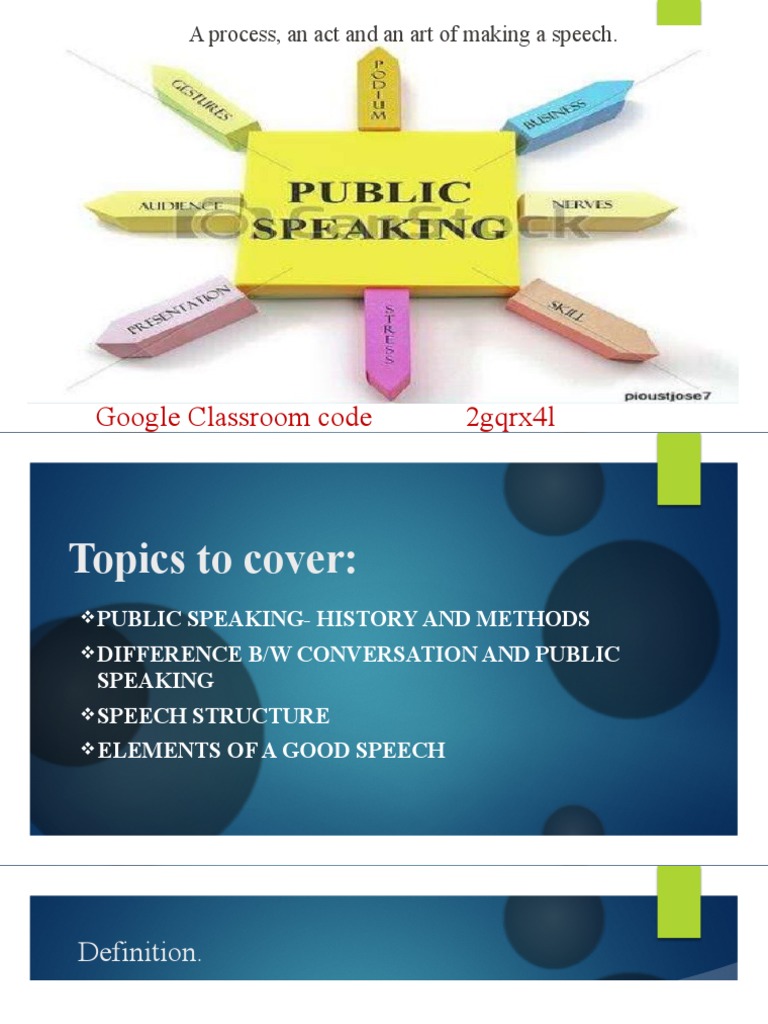 Lect 1-Conversation Vs Public Speaking | PDF | Public Speaking | Rhetoric