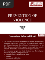 NIOSH Types of Workplace Violence | PDF