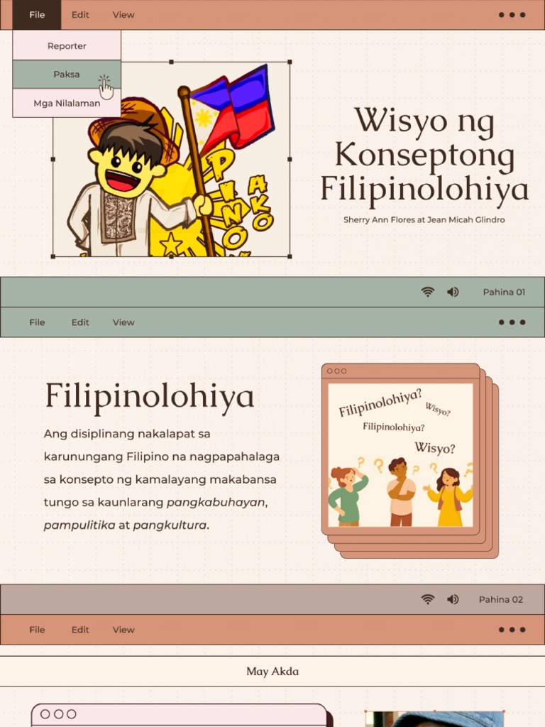 ARALIN 9 - Wisyo NG Konseptong Filipinolohiya | PDF