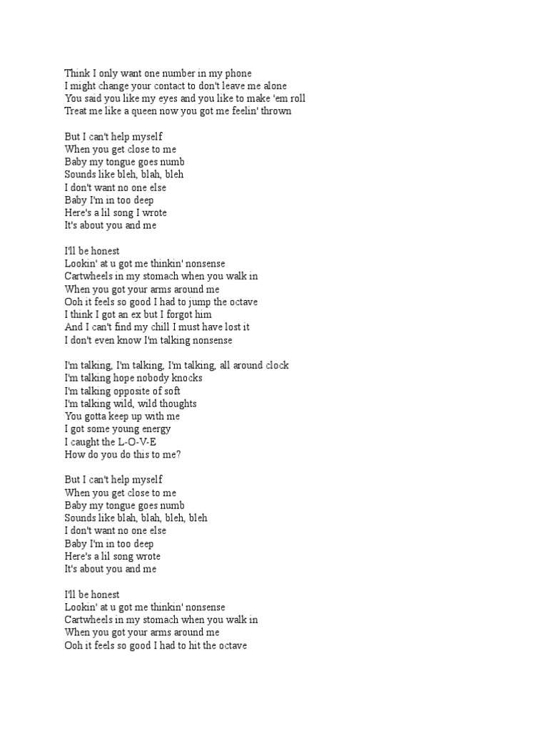 Nonsense - Sabrina Carpenter | PDF