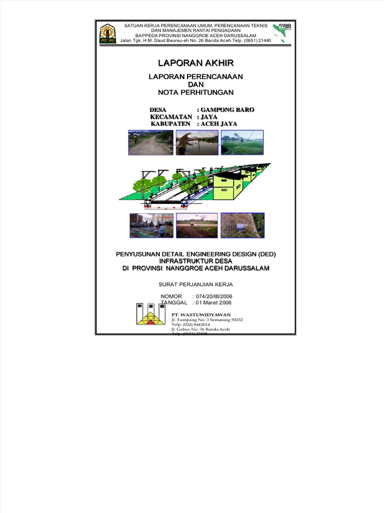 Dokumen - Tips Contoh Laporan Ded Jalan | PDF