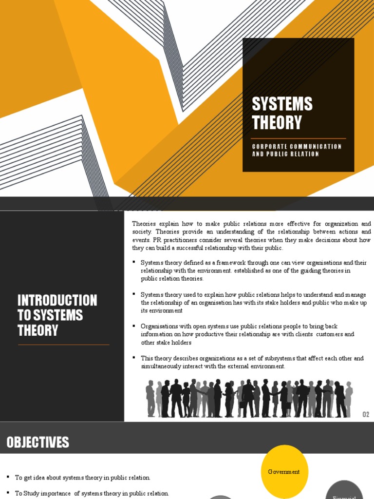 Systems Theory | PDF | Public Relations | System