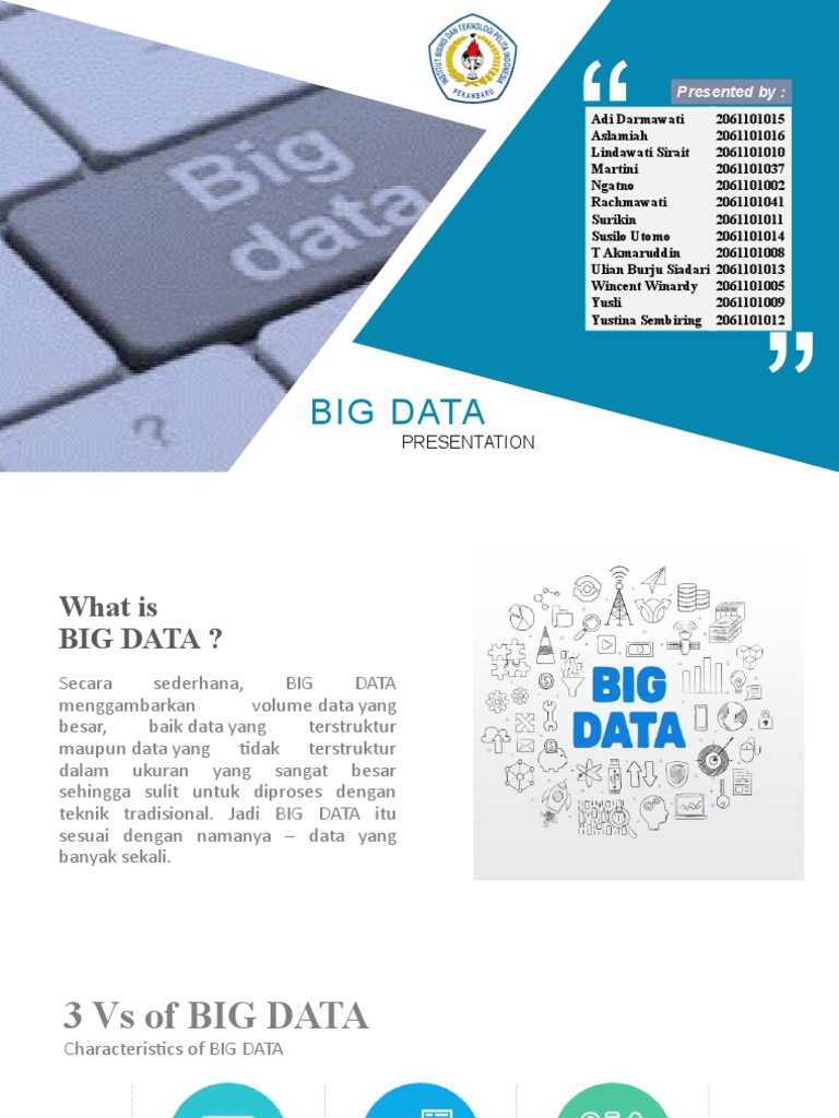 Presentasi Mengenai Big Data | PDF | Bisnis | Pengelolaan Keuangan & Uang