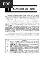 PHIVOLCS Earthquake Intensity Scale | PDF | Earth Sciences | Earthquakes