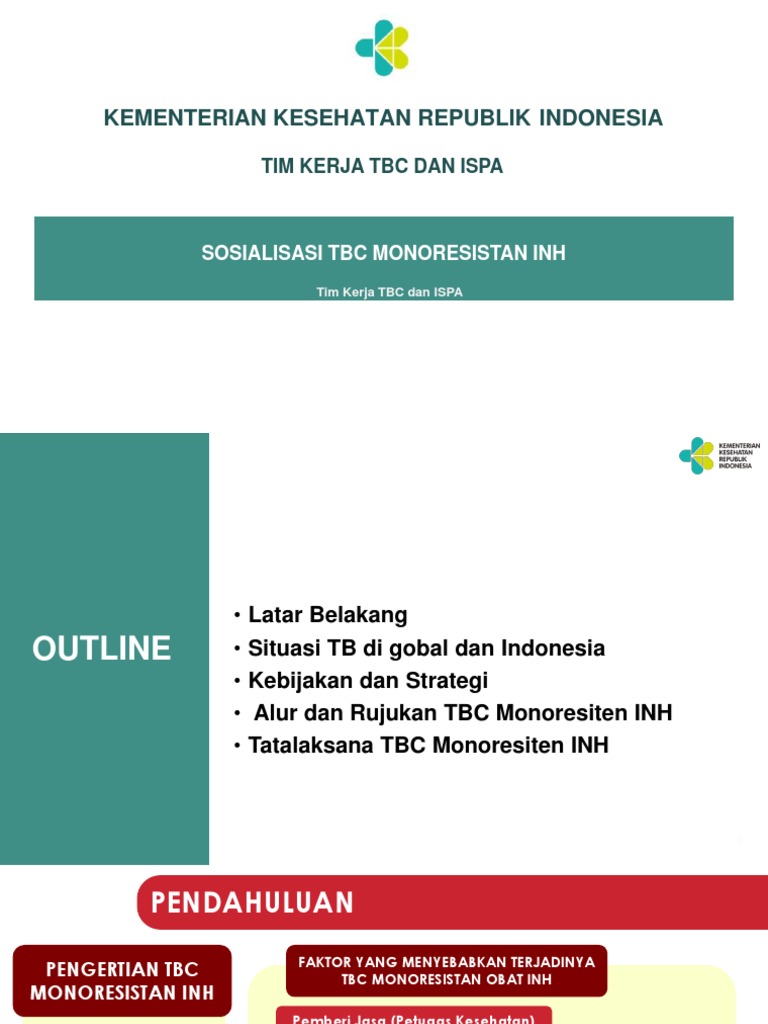 Sosialisasi Monoresisten INH | PDF