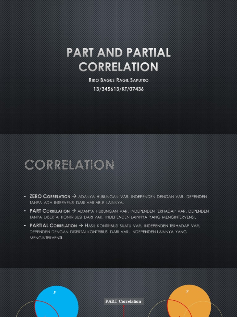 7436 - Part and Partial Correlation | PDF
