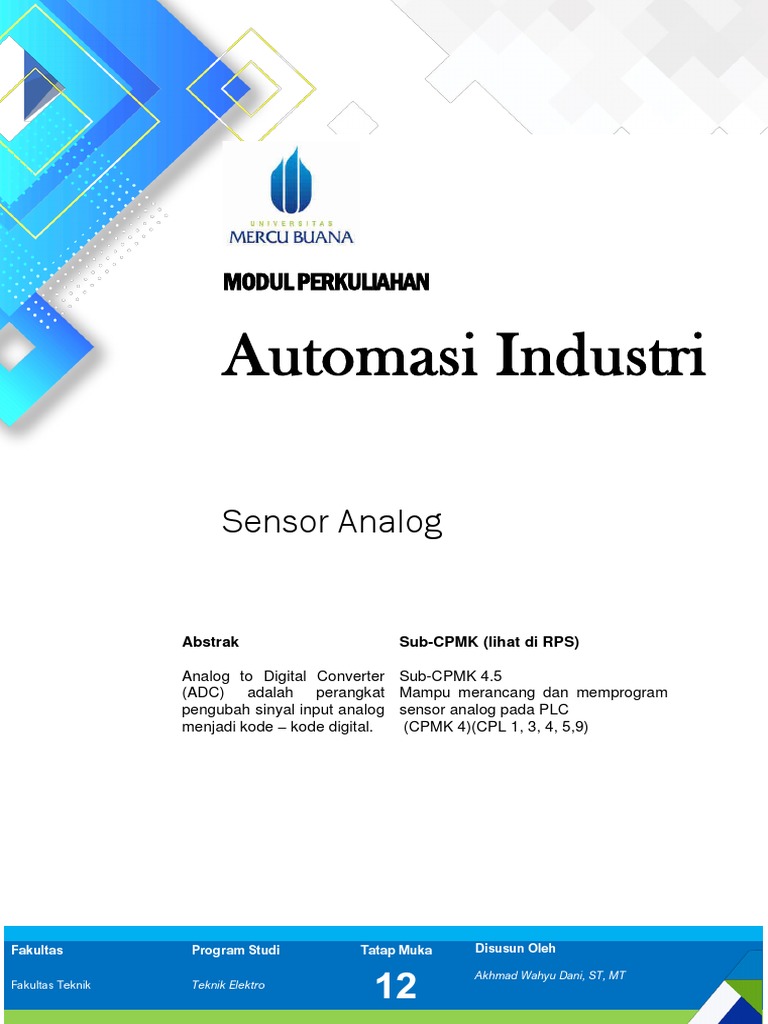 Modul 12 Otomasi Industri | PDF