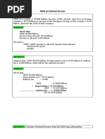 Practice Questions On National Income | PDF