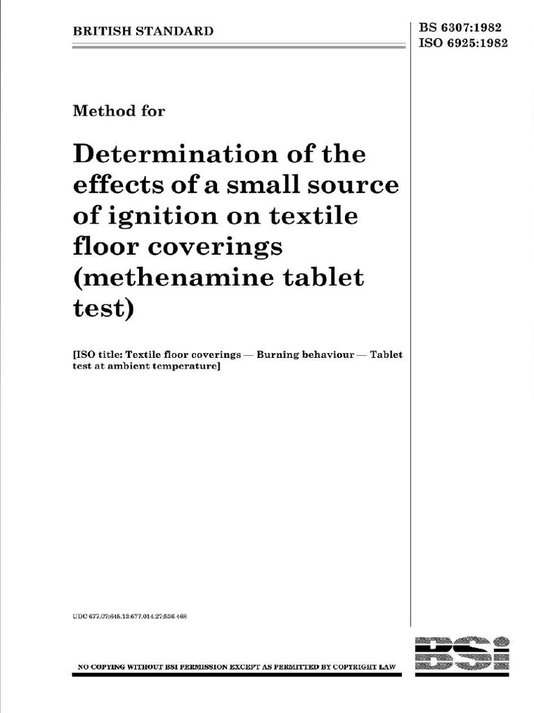 BS 6307 - 1982 | PDF