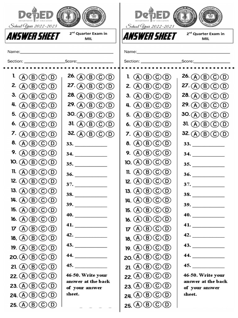 2nd Quarter MIL Exam Questions and Answers | PDF