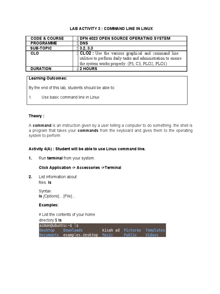 Lab Activity 3 | Download Free PDF | Directory (Computing) | Computer File Lab Activity 3 | Download Free PDF | Directory (Computing) | Computer File
