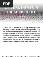 ELS - Unifying - Themes of Life | PDF | Cell (Biology) | Organisms