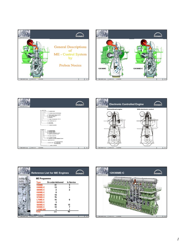 0603 ME Control System | PDF | Diesel Engine | Pump