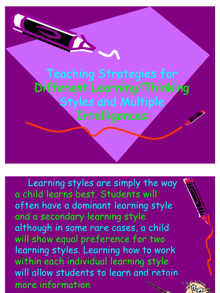 Teaching Strategies for Multiple Intelligences | PDF