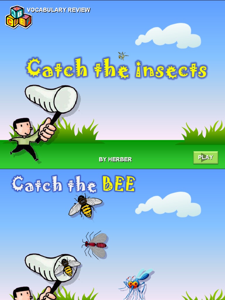 1 Catch The Insects PPT Fun Activities Games Games 42435 | PDF