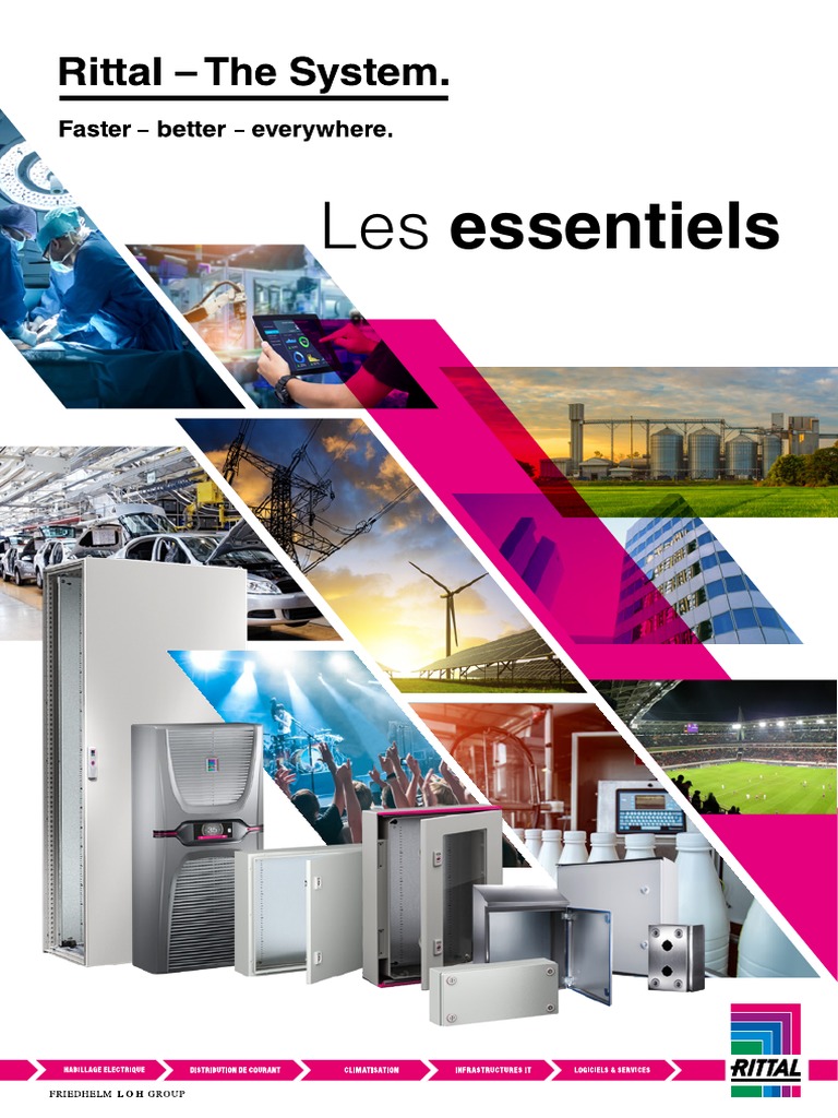Solutions Électriques Rittal pour l'Industrie 4.0 | PDF | Vis de fixation | Usinage