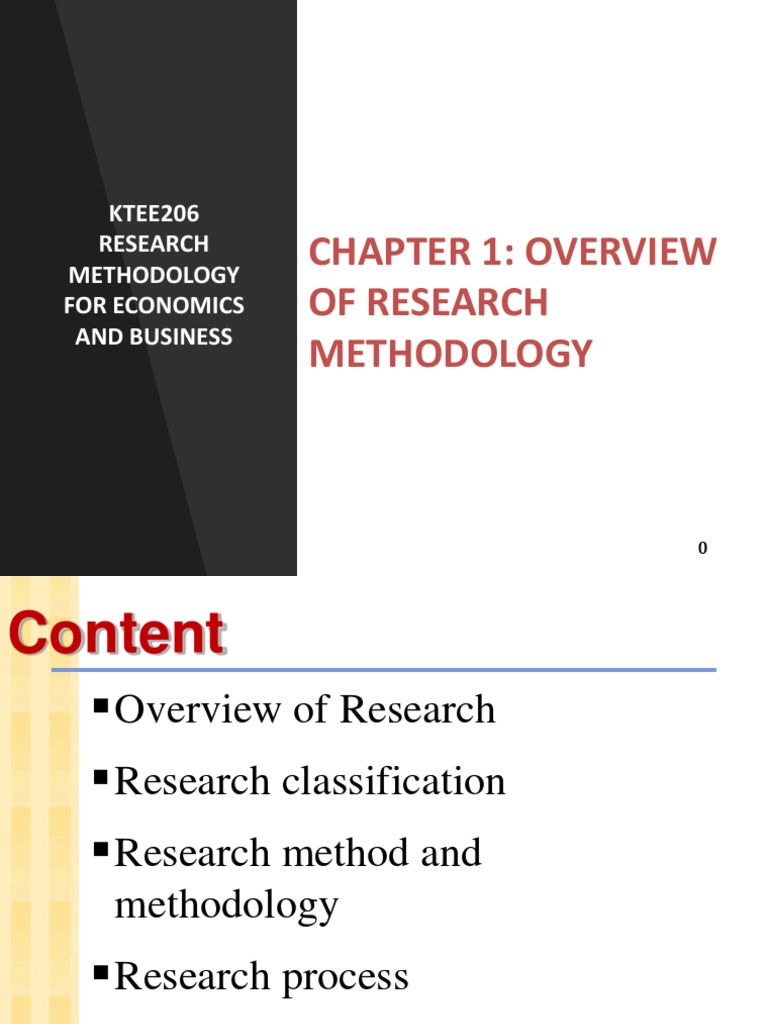 Research Methodology Chapter Overview | PDF | Science | Quantitative ...