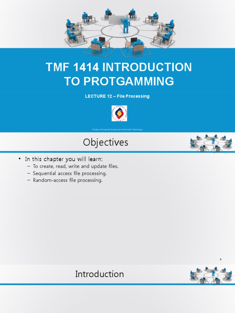 Lecture 12 File Processing | PDF | Pointer (Computer Programming ... Lecture 12 File Processing | PDF | Pointer (Computer Programming ...