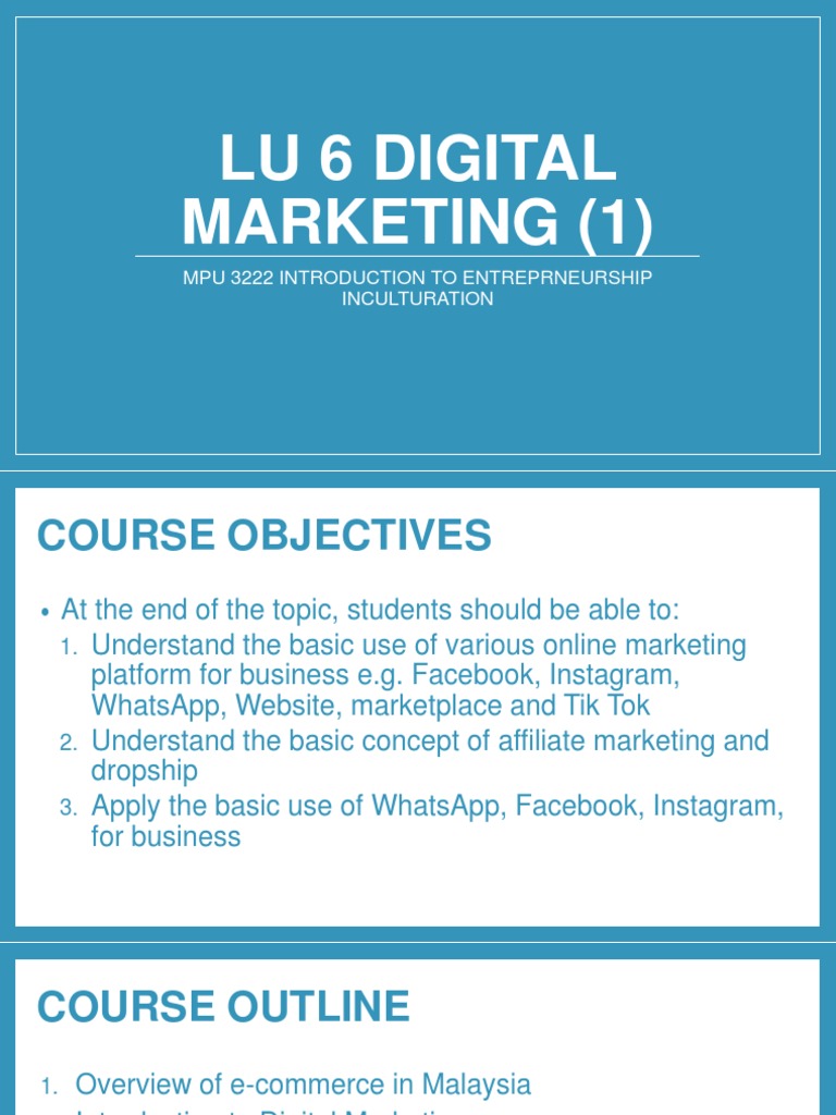 MPU3222 LU6 Main | PDF | Marketing | Websites