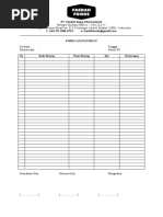 Contoh Form Retur Barang | PDF