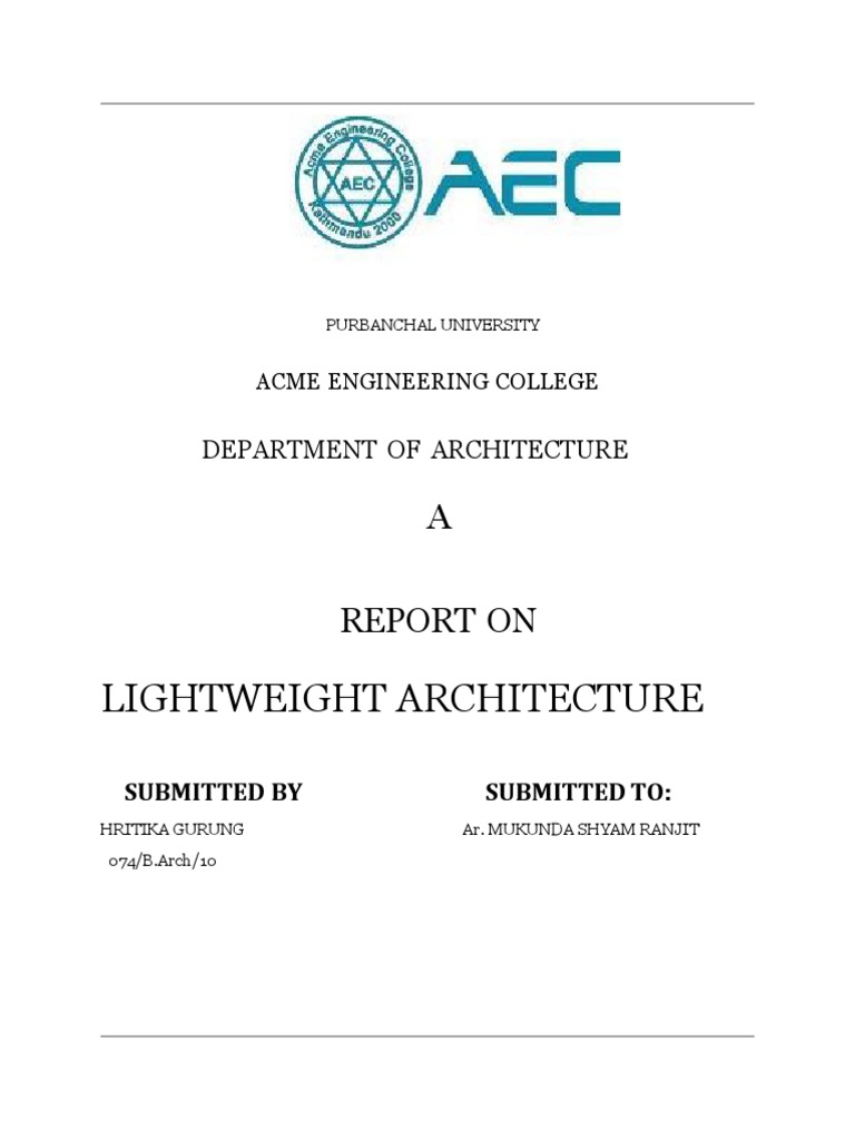 Lightweight Arch | PDF