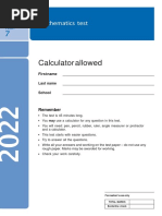 Year 7 Maths Revision Booklet | PDF | Area | Elementary Mathematics