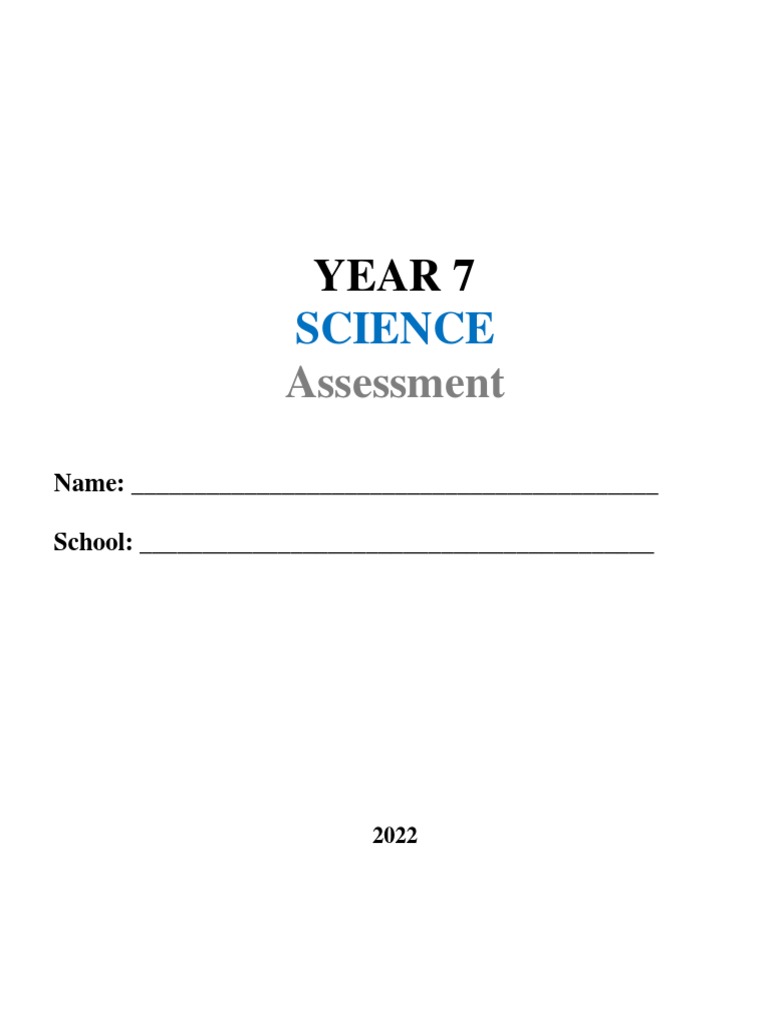 Year 7 Science | PDF | Cell (Biology) | Organisms