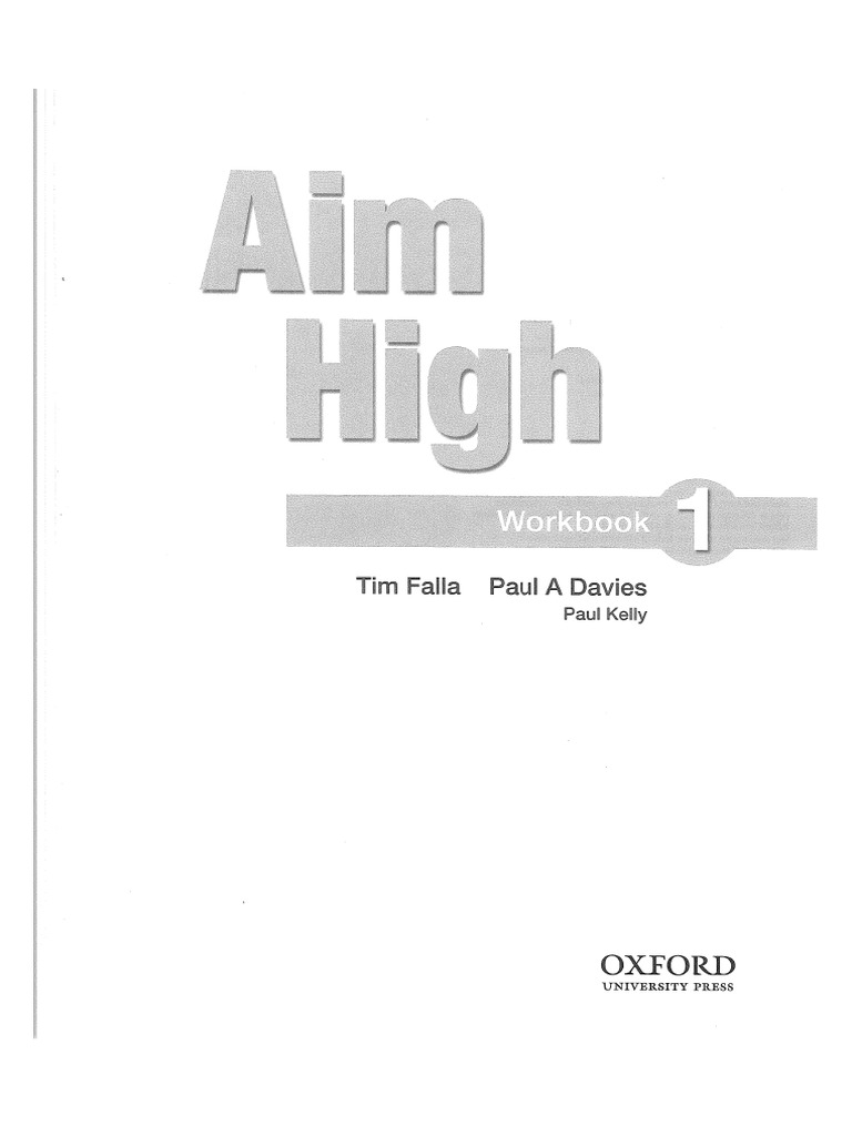 Aim High 1 Work Book | PDF