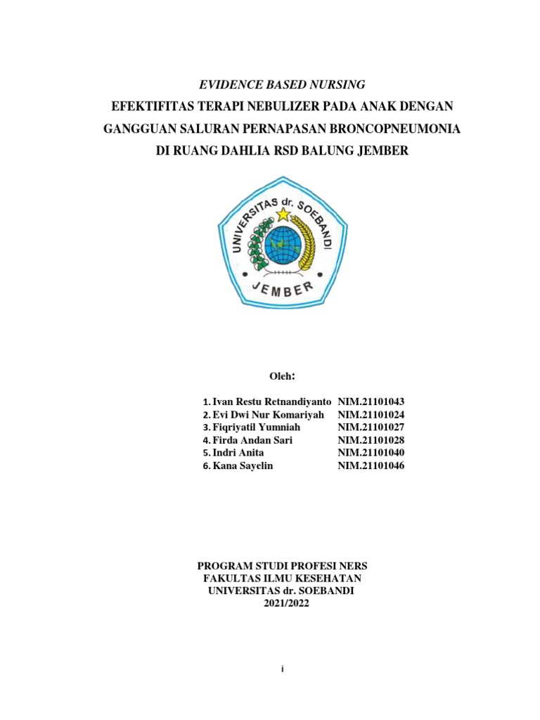 Ebn Anak Nebulizer | PDF