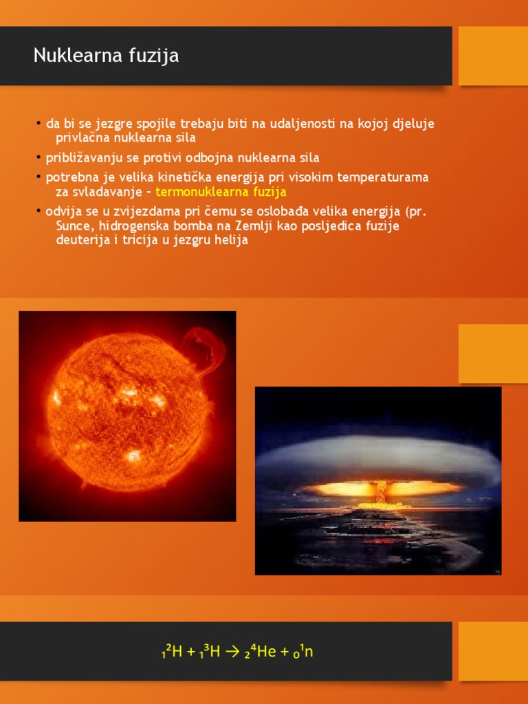 Nuklearna Fuzija | PDF