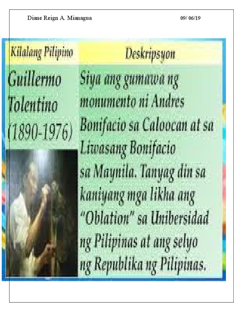Guillermo Tolentino | PDF