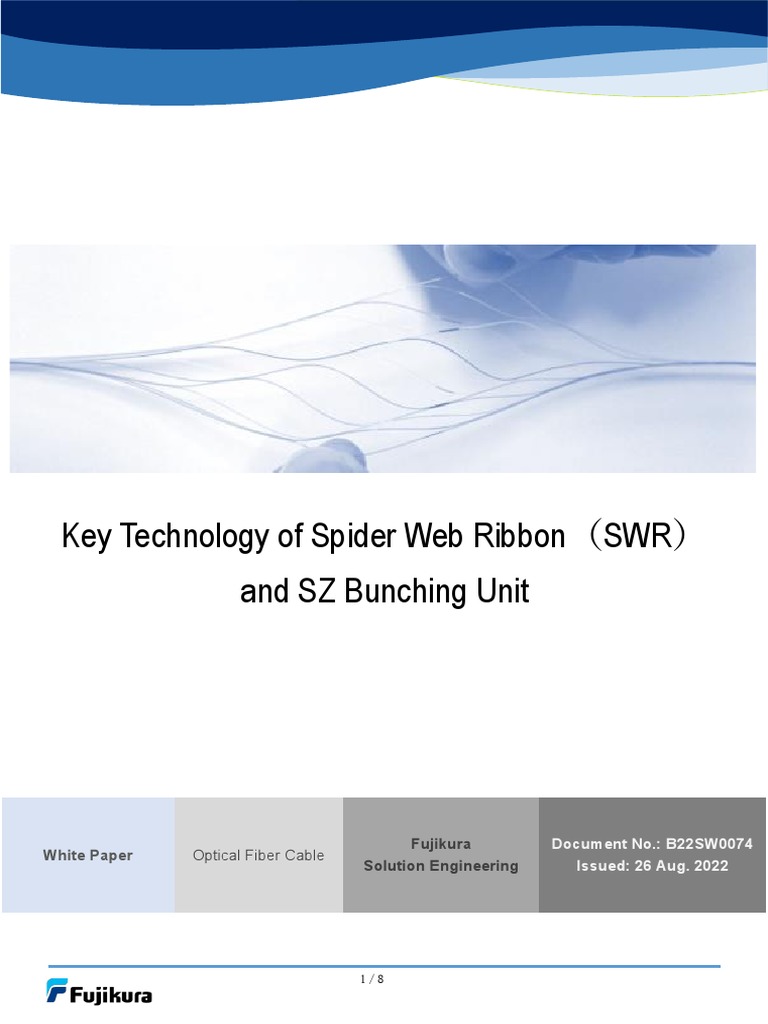 B-22SW0074 Key Technologies of SWR and SZ Bunching | PDF | Optical ...