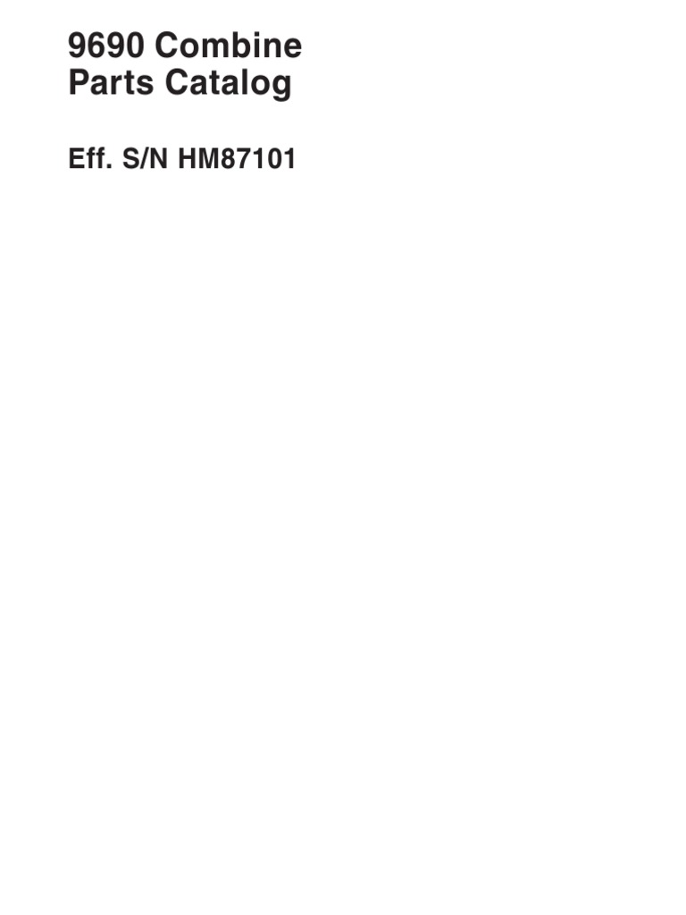 Catalogo MF 9690 - 651800m92-160830203338 | PDF | Axle | Pump