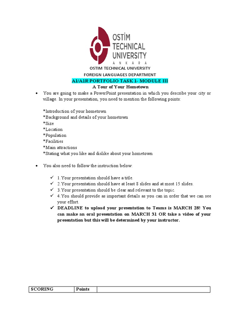 A1 Portfolio Task 1 | PDF | Career & Growth