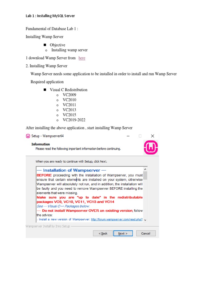 MySQL Server Installation Guide | PDF | Databases | My Sql