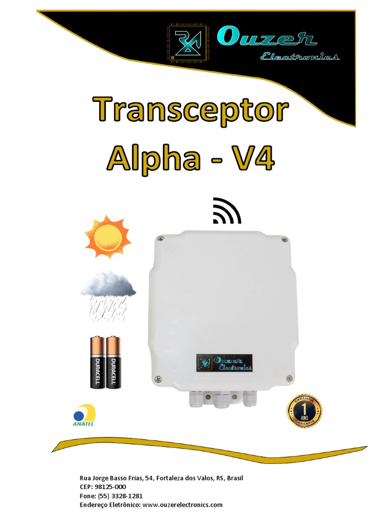 Catalogo Do Transceptor Alpha V4.0 | PDF | Rede de computadores | Fonte ...