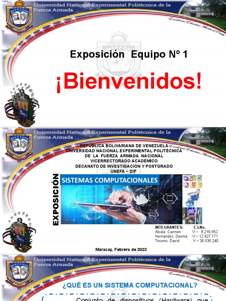 Presentacion Computacion | PDF | Hardware de la computadora | Informática