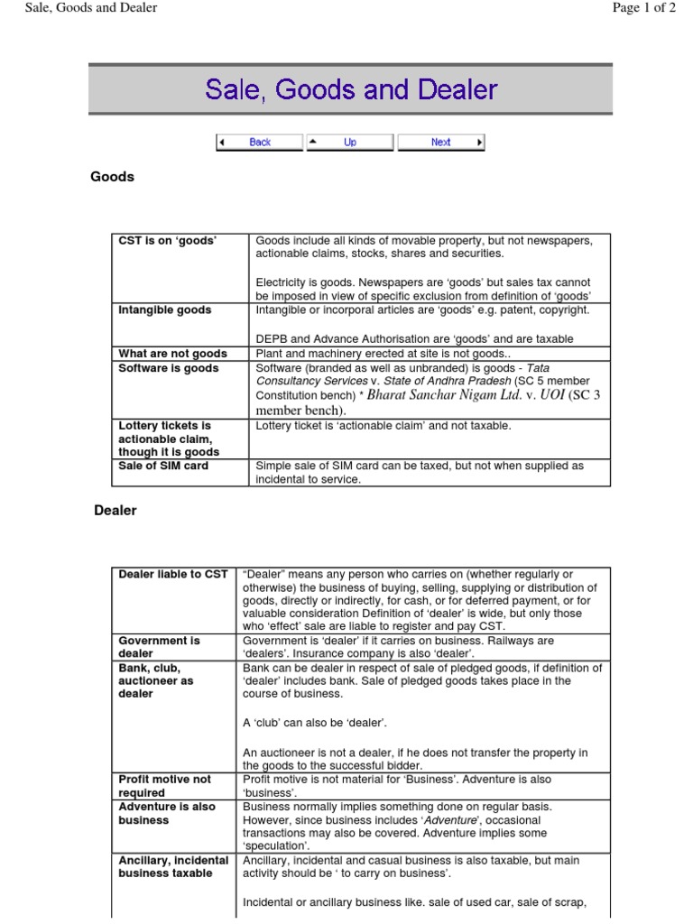 CST 1 | PDF | Sales | Value Added Tax