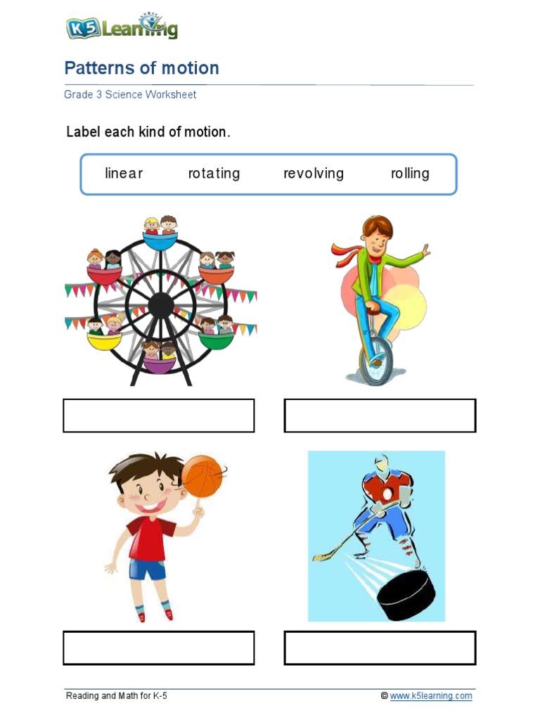 Grade 3 Patterns Motion B | PDF