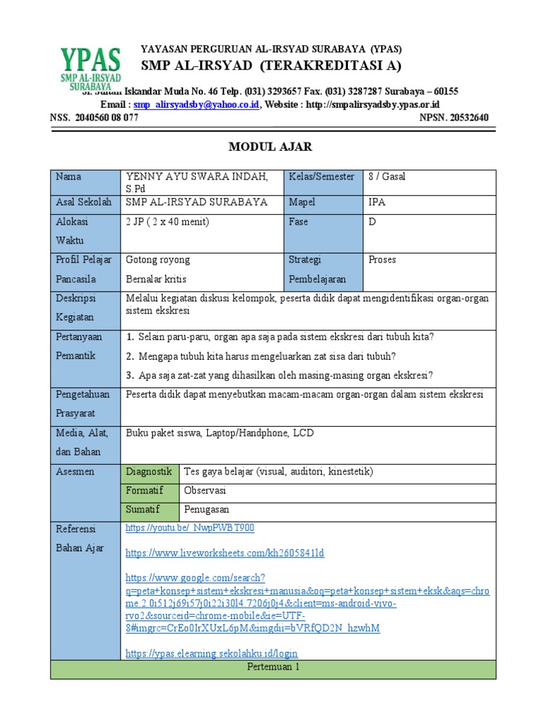 Modul Ajar | PDF