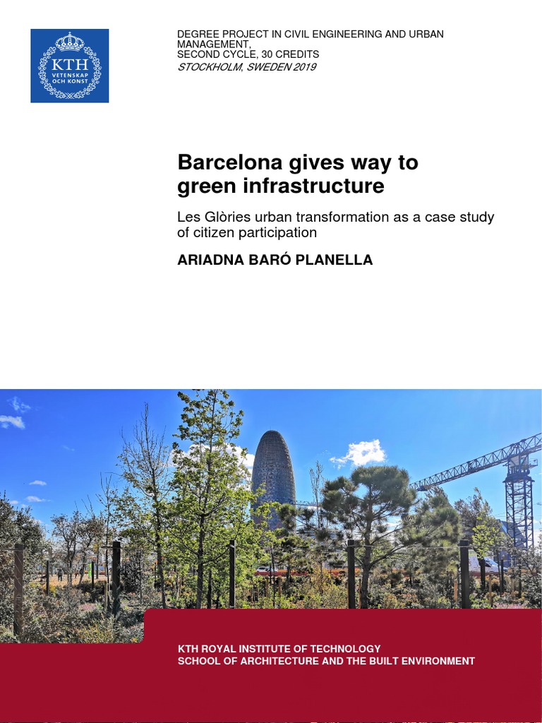 Barcelona Gives Way To | PDF | Green Infrastructure | Infrastructure