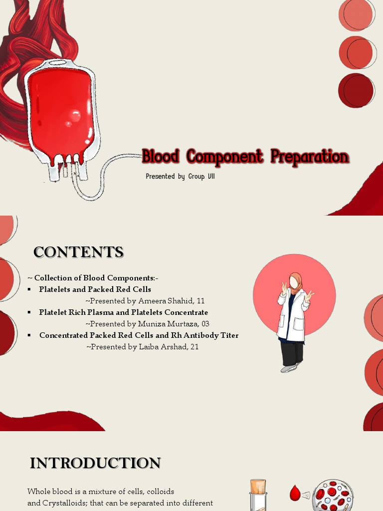 Preparation and Collection of Blood Components: A Guide to Platelets ...