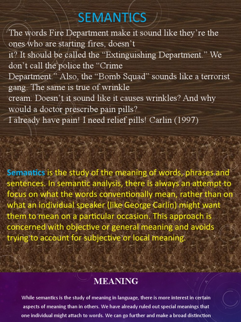 Understanding Semantics and Pragmatics | PDF | Linguistics | Interpretation (Philosophy)